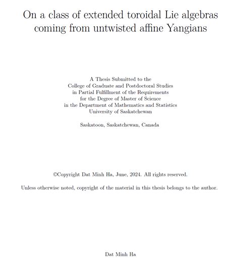 Congrats To Dat Minh Ha A Mathematics Msc Candidate Who Successfully