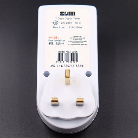 Electrical Timer In Malaysia Auto】 Multi Programmer Timer 13a Socket