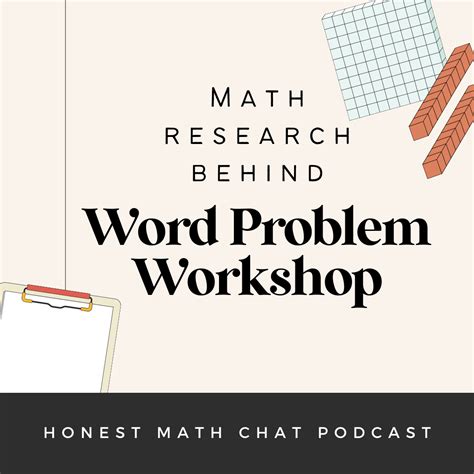 66 Math Research Behind Word Problem Workshop Mona Math