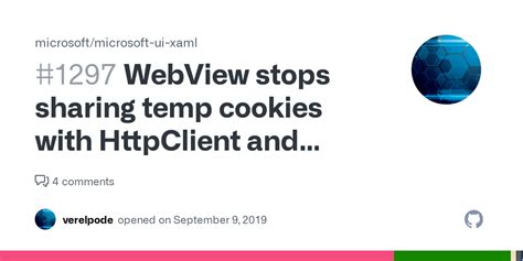 Webview Stops Sharing Temp Cookies With Client And Baseprotocolfilter When Mode Is