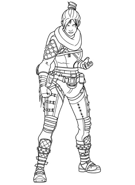 Desenhos De Pathfinder Apex Legends Para Colorir E Imprimir