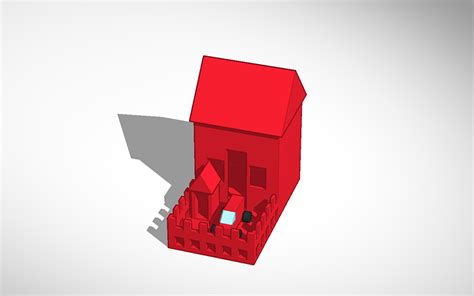 3d Design Fire Truck In The Station Tinkercad