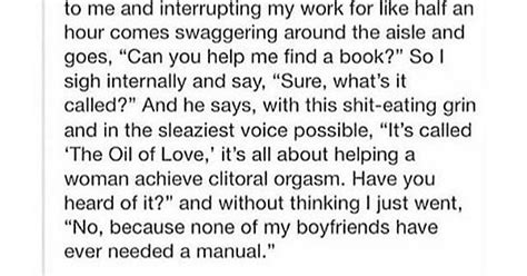 Pervert Needs Sex Manual Gets Told Off 100 True Imgur