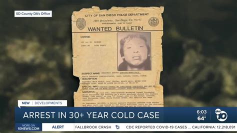 Suspect Arrested In Connection With 1990 San Diego Cold Case