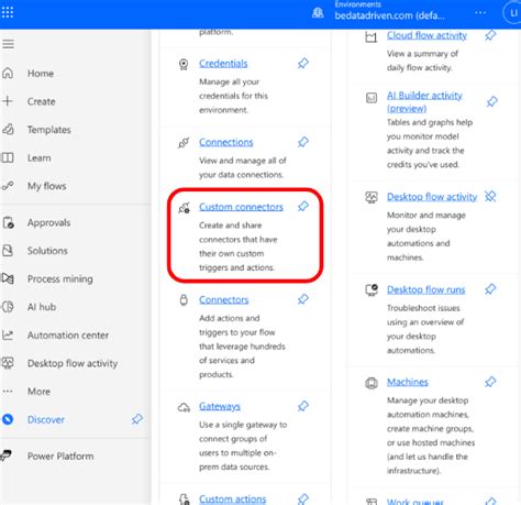 setting up a power automate connection with activityinfo activityinfo