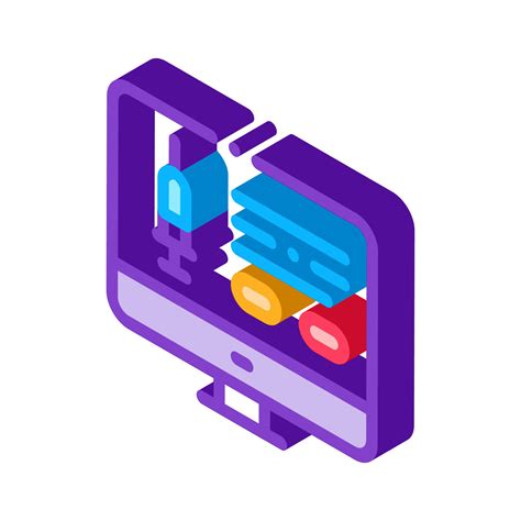 Injection Computer Application Isometric Icon Vector Illustration 18018902 Vector Art At Vecteezy