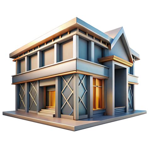 Stunning Traditional Dynamic Architecture Facade Angled View Cutout