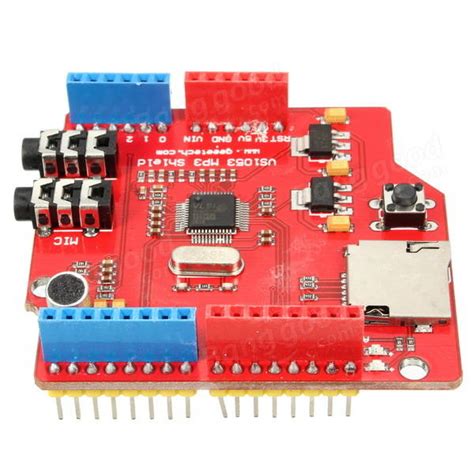 Mp3 Music Vs1053b Shield Board With Tf Card Slot Work With Arduino Uno