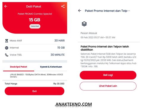 Kode Paket Murah Telkomsel 2022 15GB 30 Ribu Bulanan
