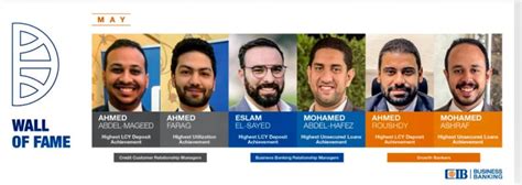 Ahmed Roushdy On Linkedin Cib Wall Of Fame