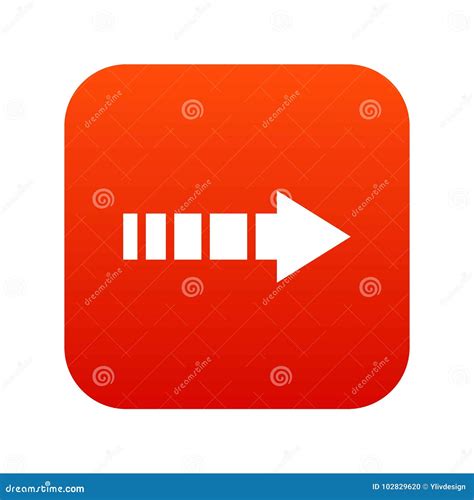 Cursor Icon Digital Red Stock Vector Illustration Of Blog