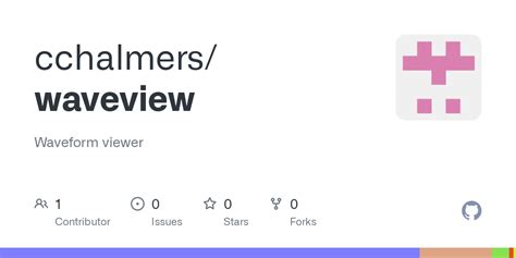 GitHub Cchalmers Waveview Waveform Viewer