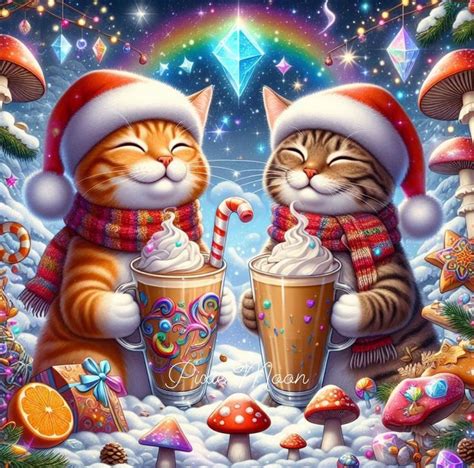 Pin By Kelly Micke On Cats Christmas Cats Christmas Kitten Etsy
