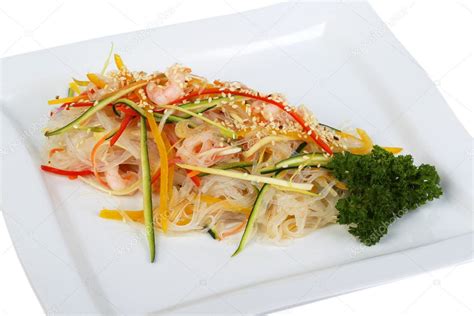 Brown Rice Spaghetti Stock Photo ALesik