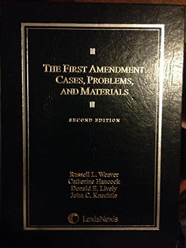 First Amendment Cases Problems And Materials Hardcover Mint