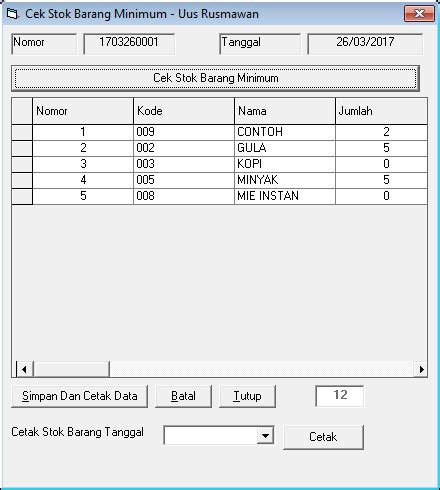 Program Aplikasi Persediaan Barang Vb Blog Tutorial Vb Net