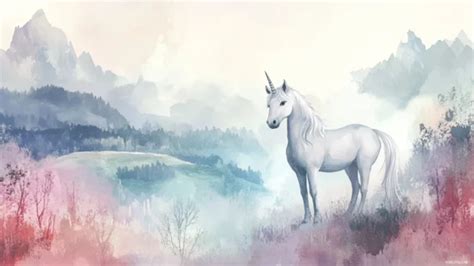 Watercolor Unicorn Wallpaper Pixelstalk