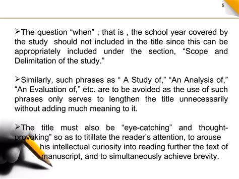 How To Write Thesis Proposal PPT