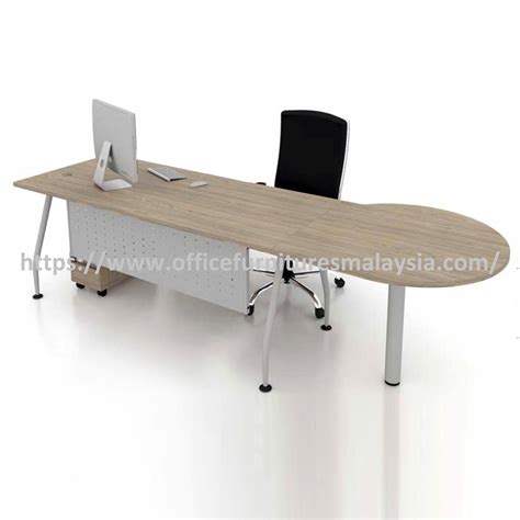 8 Ft Excitable Modern With P Connection Shape Manager Desk