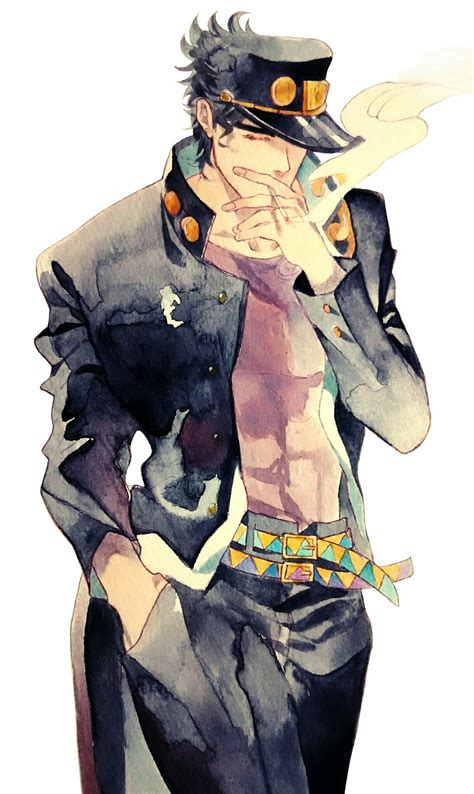 Kuujou Joutarou Stardust Crusaders Image By Rogu O Zerochan Anime Image Board