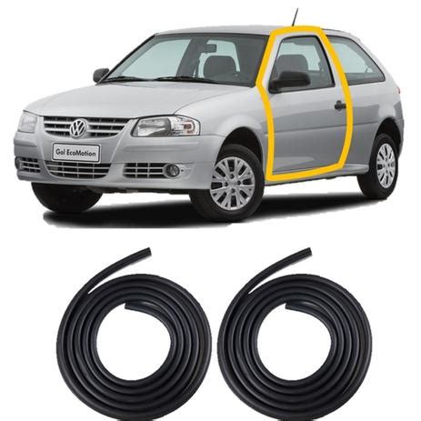 Kit Borrachas Vedação das Portas Gol e Parati e Saveiro G G G