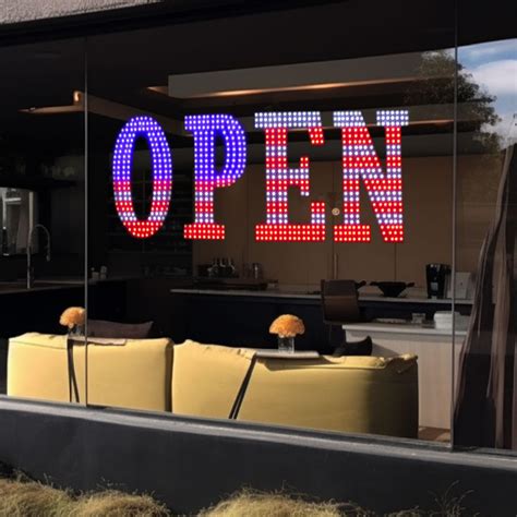 Led Open Signs For Business 40x14 Inch Ultra Bright Us