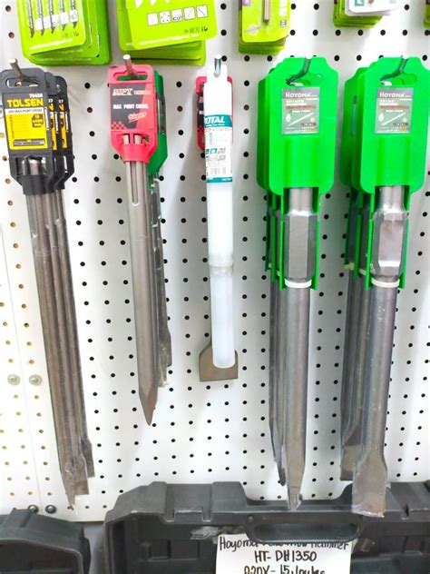 SDS Max Plus Hex Shank Chisel Flat Pointed Drill Bit Rotary Hammer Chipping Gun Jack Hammer Cut