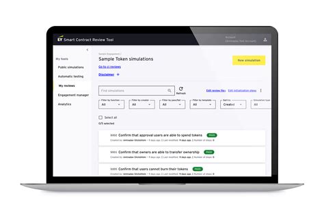 Ey Blockchain Analyzer Smart Contract And Token Review Ey Global