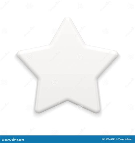 Elegant Realistic Ornamental Five Pointed Star Classic Decorative Badge