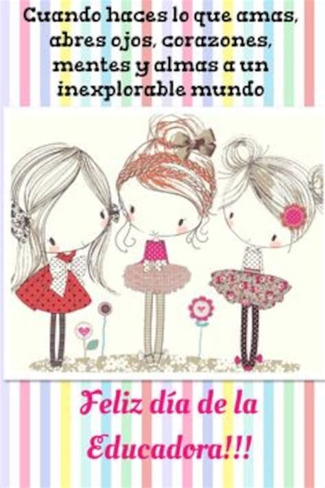 Frases e imágenes por el Día de la Educadora en México para enviar este