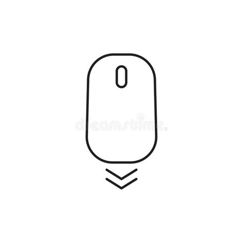 Computer Mouse Click Cursor Arrow Icon Loading Process Stock Vector
