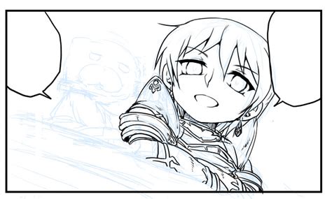「カレー組描いてます。ペン入れしてる時が一番楽しいかもしれない。 」閃架の漫画