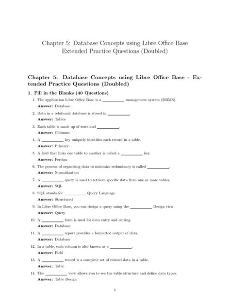 Chapter5databaseconceptsusinglibreofficebase Pdf Databases