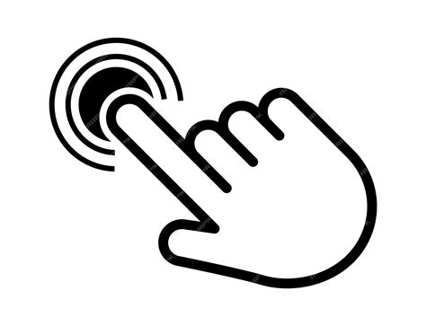 Premium Vector Click Cursor Set Computer Pointer Hand And Arrow Icon