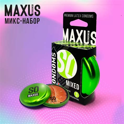 Презервативы Maxus Mixed 3 шт купить в Москве в интернет магазине Onona