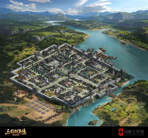 三国群英传霸王之业 Dawnpu at Art vision studio 异象工作室在2016年初和星辉天拓合作深度参SLG场景设计