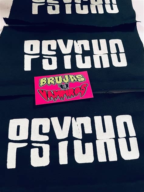 Psycho Patch Horror Color Patches For Bates Motel Visitors Etsy