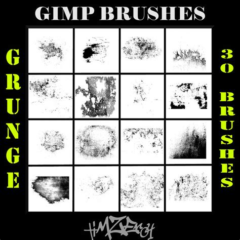 Gimp Brush Pack By Timzero4 On DeviantArt