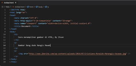 Cara Menampilkan Gambar Di HTML LABKOMMAT
