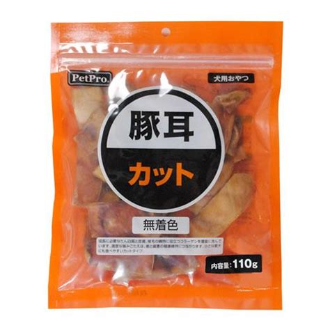 Petpro P 4981528361056 ペットプロジャパン ペットプロ 豚耳カット110g 家電のsakura 通販
