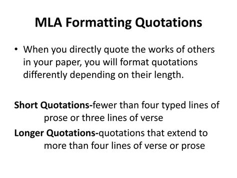 Ppt Mla Formatting Powerpoint Presentation Free Download Id6339421