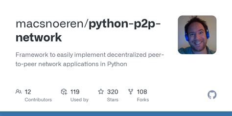 Github Macsnoeren Python P P Network Framework To Easily Implement Decentralized Peer To Peer
