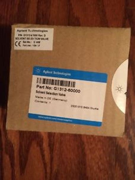 Buy Agilent Hplc Solvent Selection Valve G1312 60000