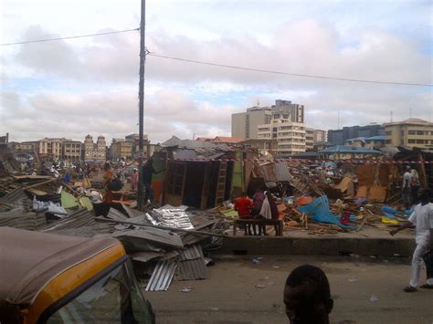 Popular Oluwole Market In Lagos Demolished Today Business Nigeria