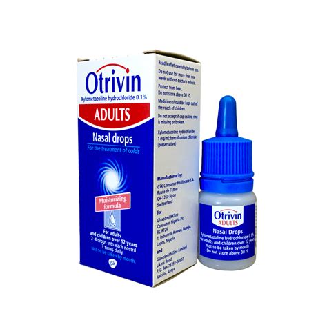 Otrivin Nasal Drop Adult Country Medical Pharmacy