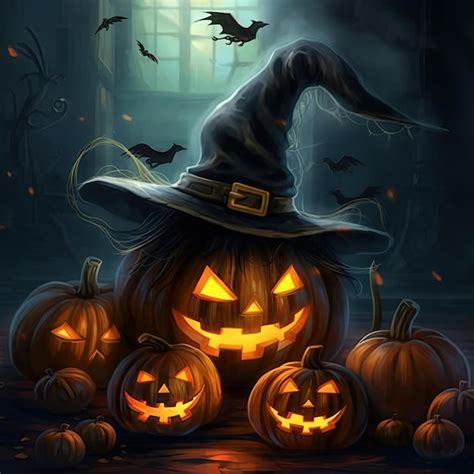 An Illustration Of Halloween Ai Generated Premium Ai Generated Image