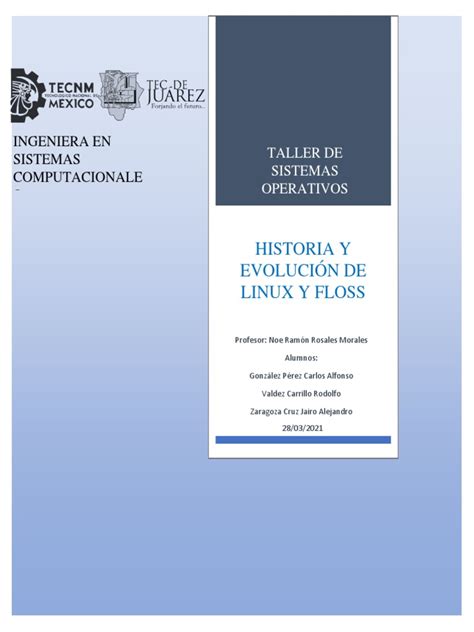 Historia De Linux Pdf Software Libre Distribución De Linux