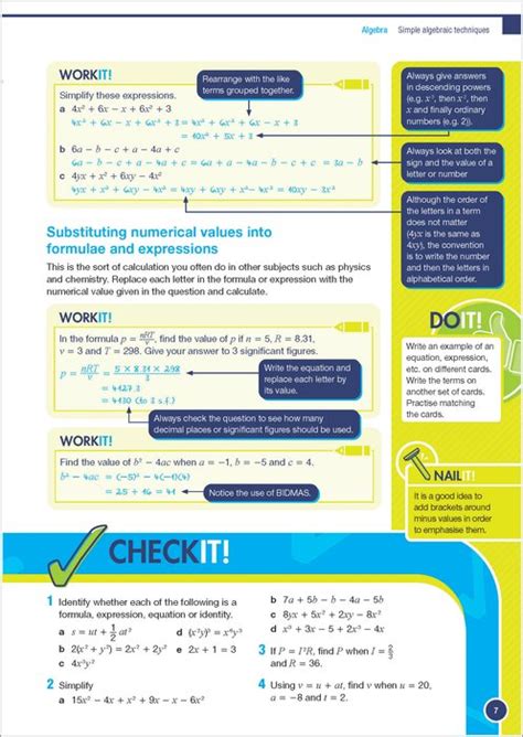 Gcse Topics Algebra Skills For Edexcel Gcse 9 1 Maths Higher Revision Guide Scholastic Shop