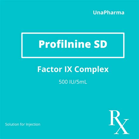 Factor Ix Complex Profilnine Sd 500iu 5ml Powder For Iv Injection 5ml