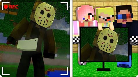 📺Мы Следили за ДЖЕЙСОНОМ Через Скрытые Камеры в Майнкрафте Леска и Нубик Кубик Youtube